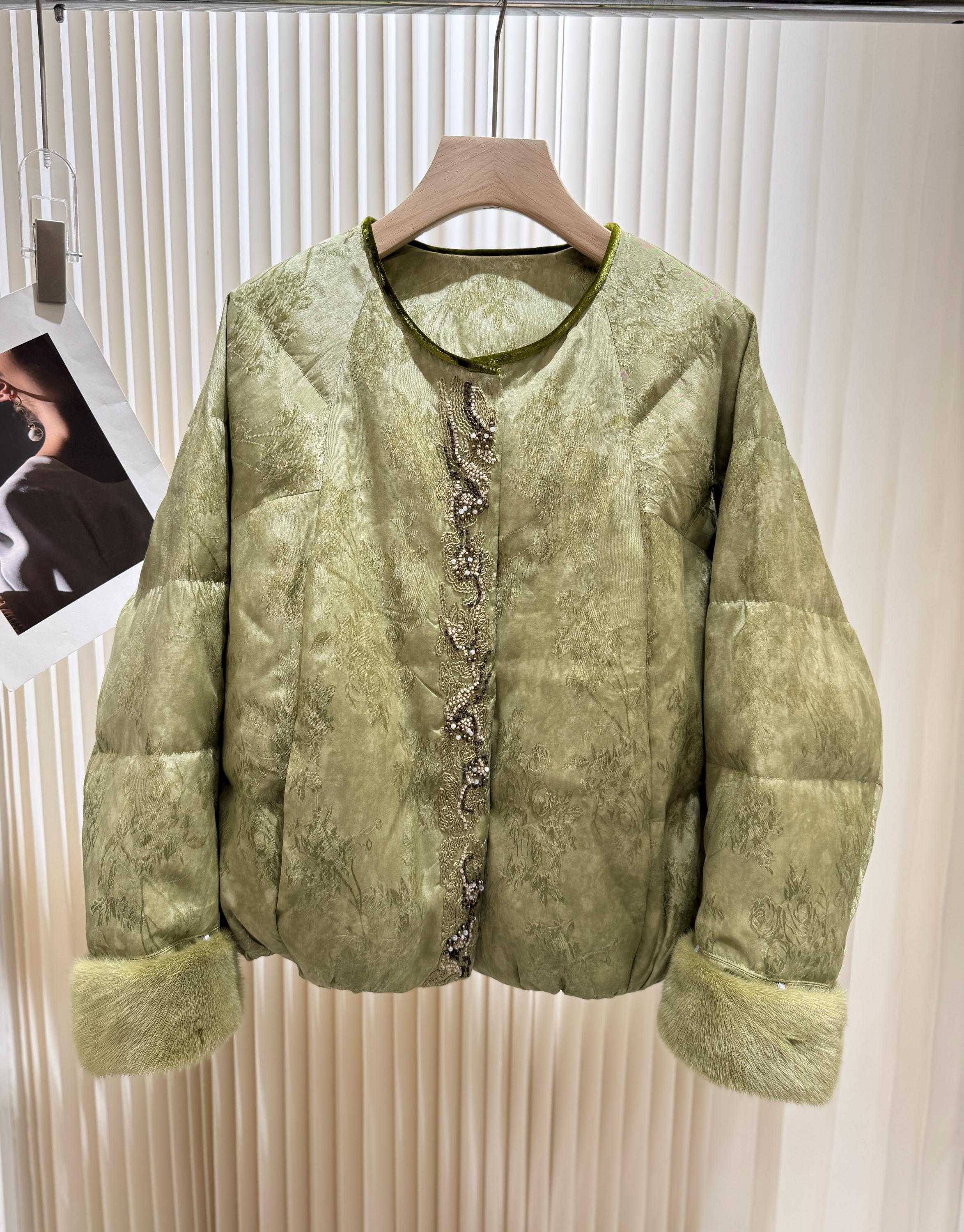 New Chinese-style Jacquard Down Jacket Series - Etsy