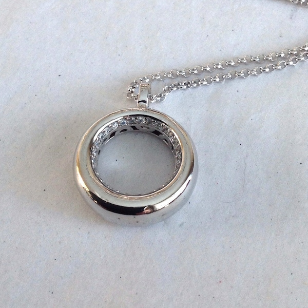 Long Silver Necklace - Etsy