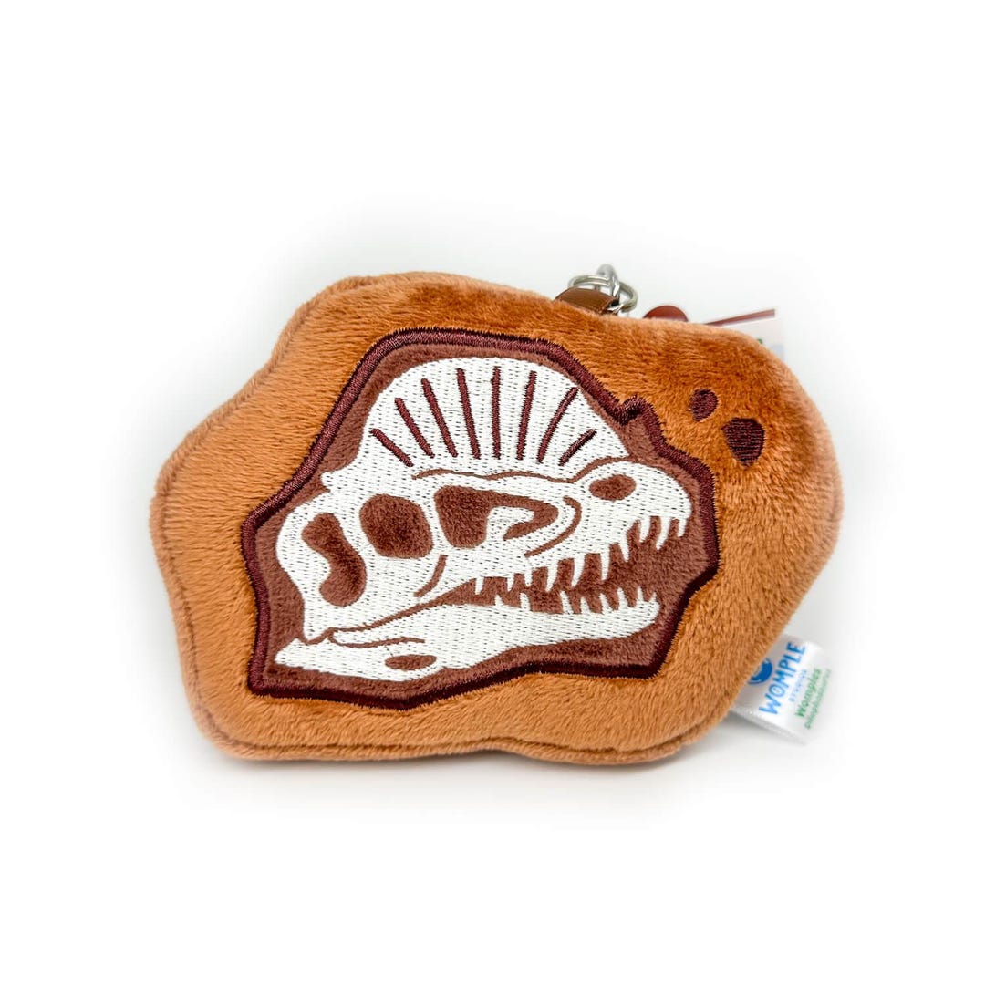 Fossil Bag Charm - Dilophosaurus Fossil Plush Keychain - Etsy