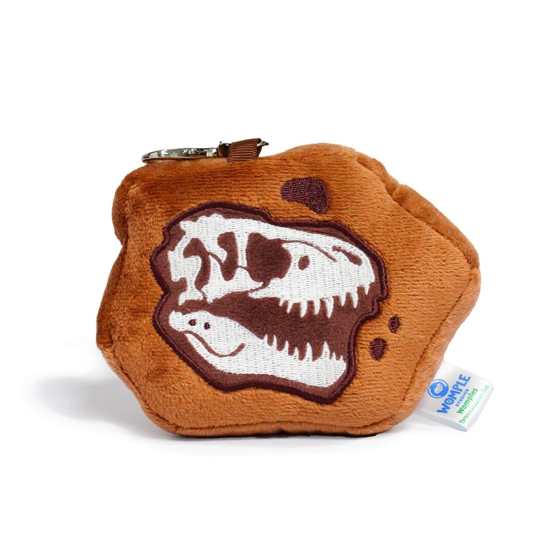 Dinosaur Fossil Bag Charm - Tyrannosaurus Rex | Plush Skeleton Keychain ...