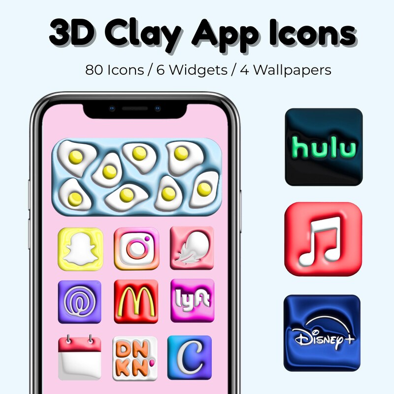 Ios 3d Icons - Etsy
