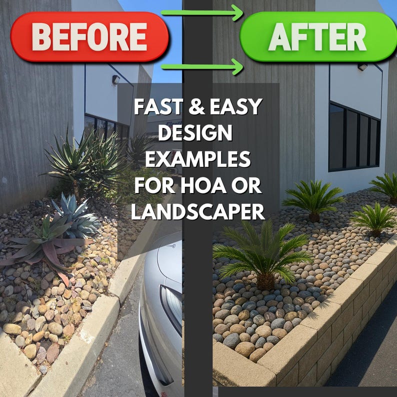 1 Area - Fast Simple Custom Design Example for HOA or Gardener ...