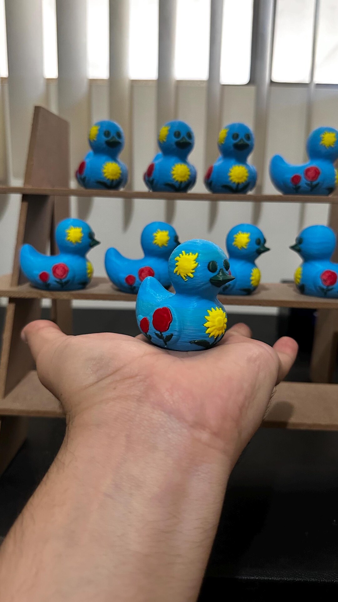 Van Gogh Inspired Duck – Colorful Dashboard Decor With Sunflowers and ...
