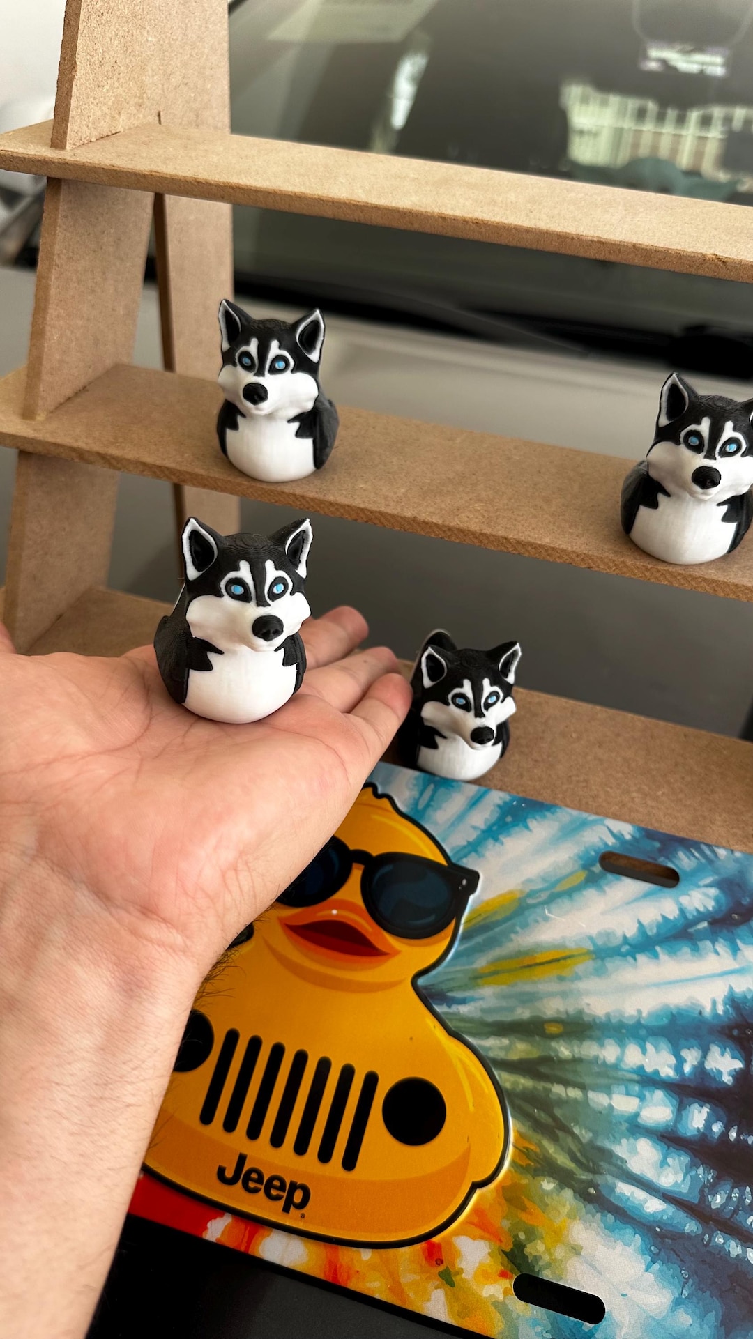Husky Duck: Collectible Figurine - Etsy