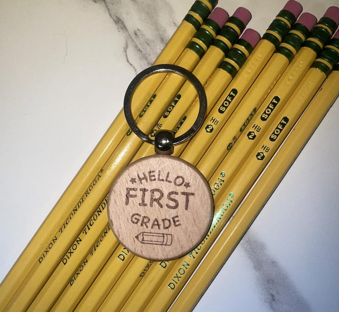 Beginning of Year Gift- Back to School Wooden Keychain – Hello ...