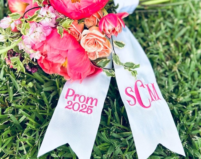 HOCO Bouquet Sash With Name, Custom Homecoming Ribbon, Homecoming ...