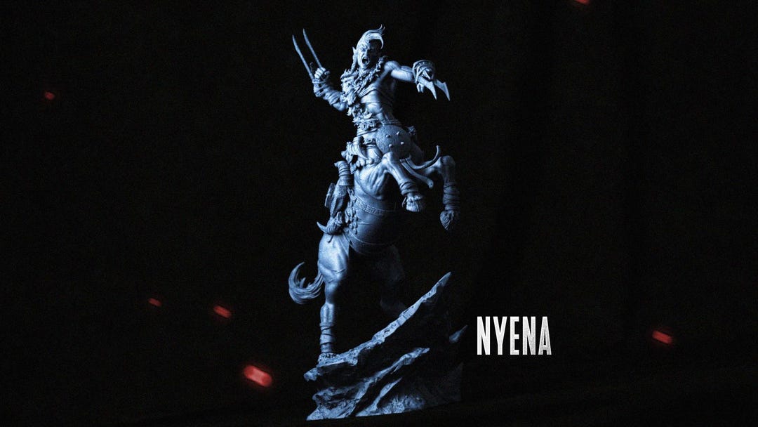 Nyena, the Blooddaughter of the Kentaurosi - BFG - Etsy