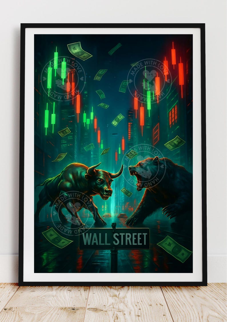Wall Street Printable Poster – Printable Art (note: Watermark is for ...