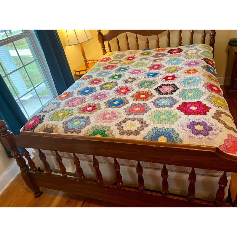 Vintage Flower Garden Quilted - Etsy