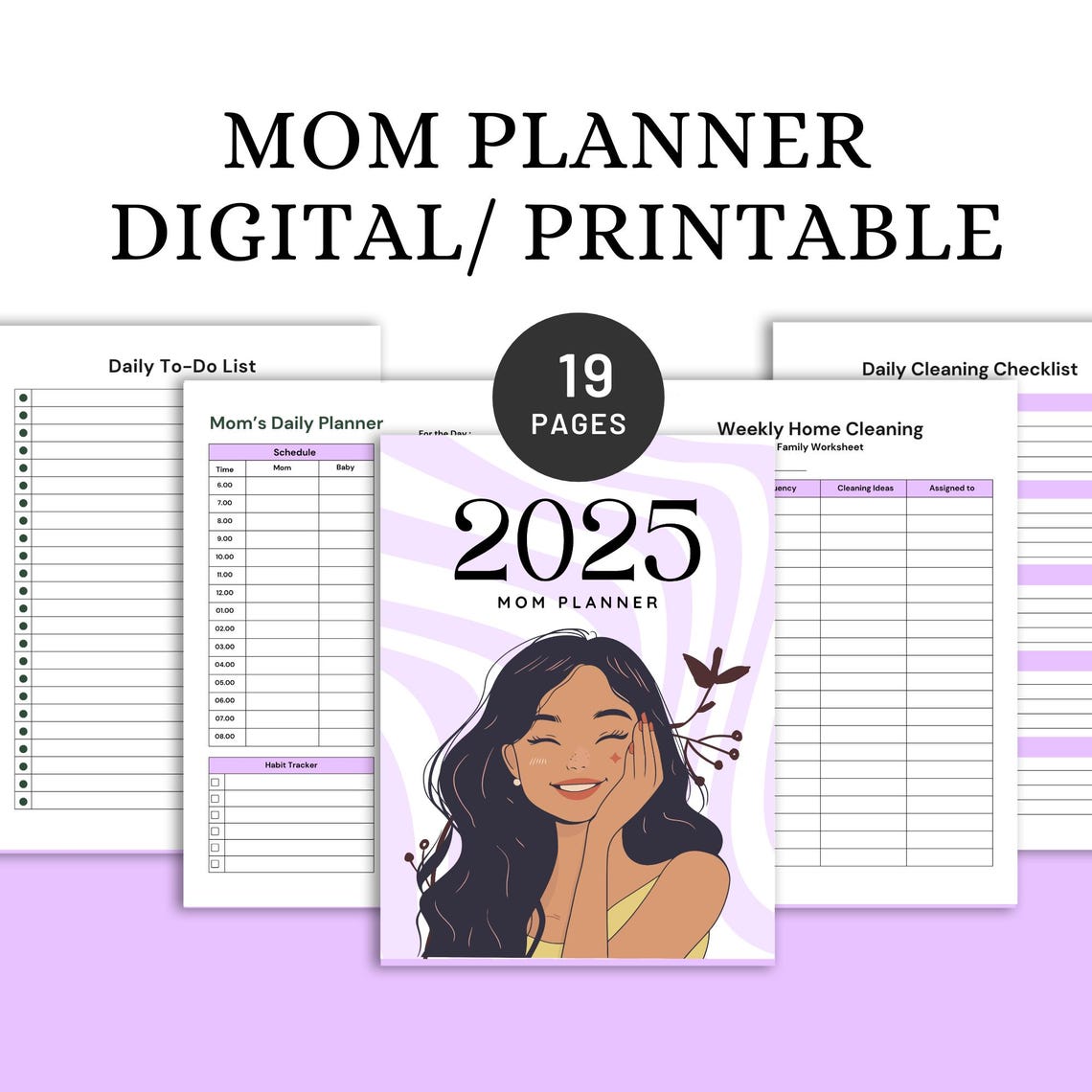 Ultimate Mom Planner Printable | Daily & Weekly Organizer for Busy Moms ...