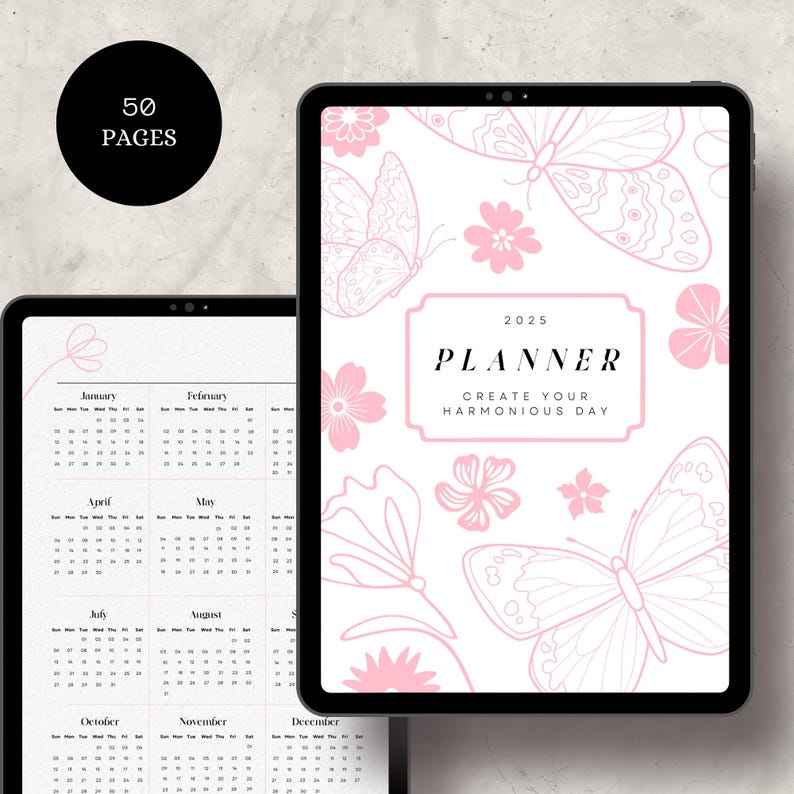 2025 Digital Planner: Goal Setting, Habit Tracker, Productivity ...
