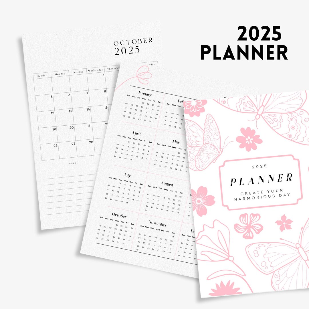 2025 Digital Planner: Goal Setting, Habit Tracker, Productivity ...