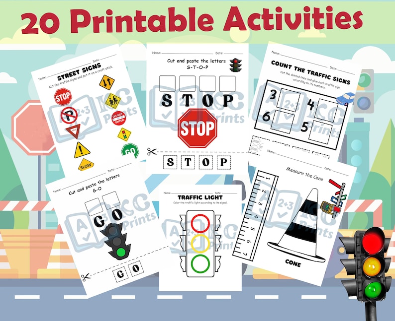 Summer Traffic Lesson Plan | Preschool Transportation Themed Activities ...