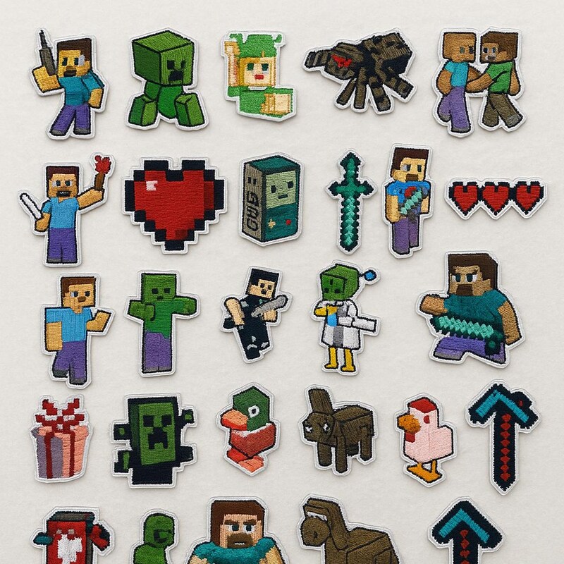 Pixel Art Pins - Etsy