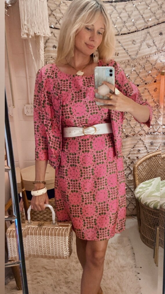 Vintage mod psychedelic pink - Gem