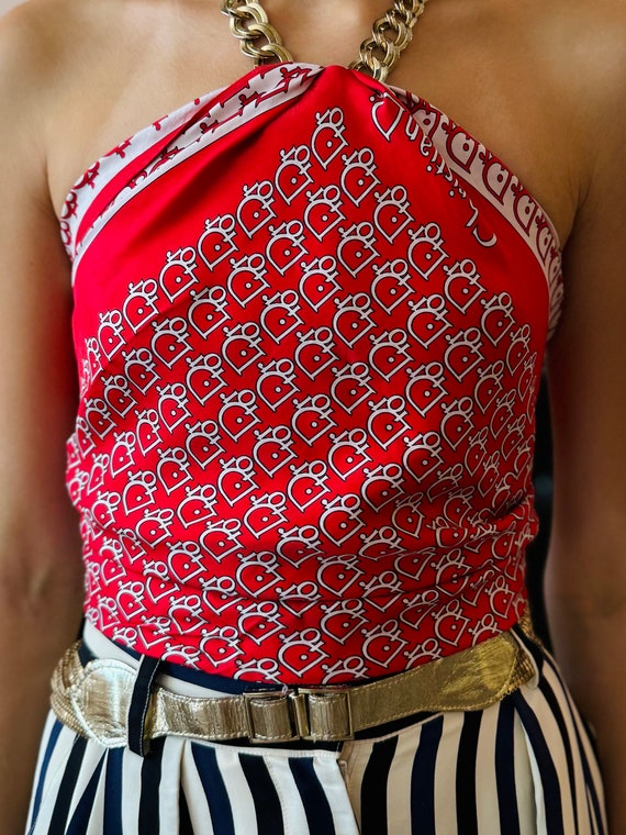 christian dior scarf red - Gem