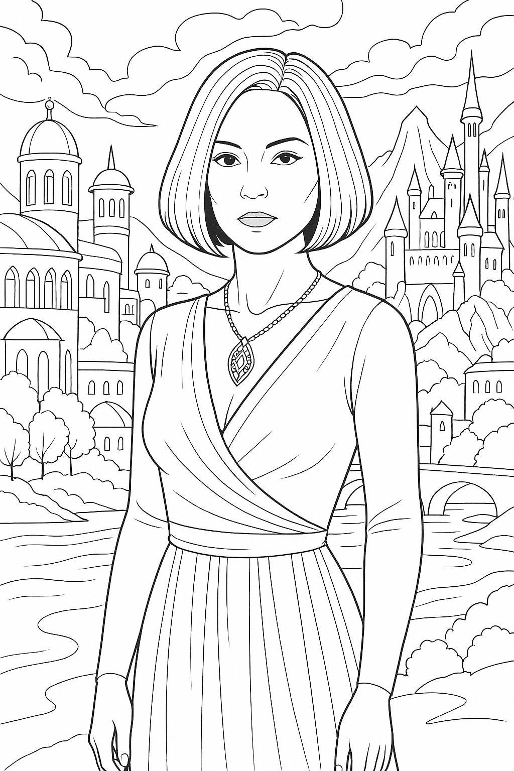 A Fae Court Coloring Book - Etsy