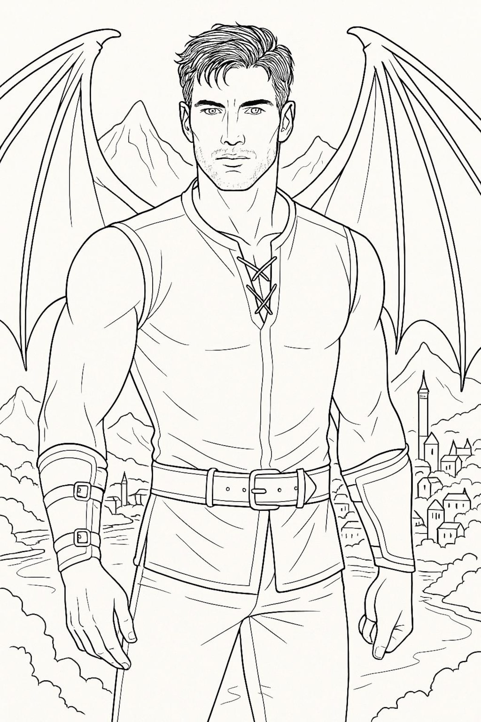 A Fae Court Coloring Book - Etsy