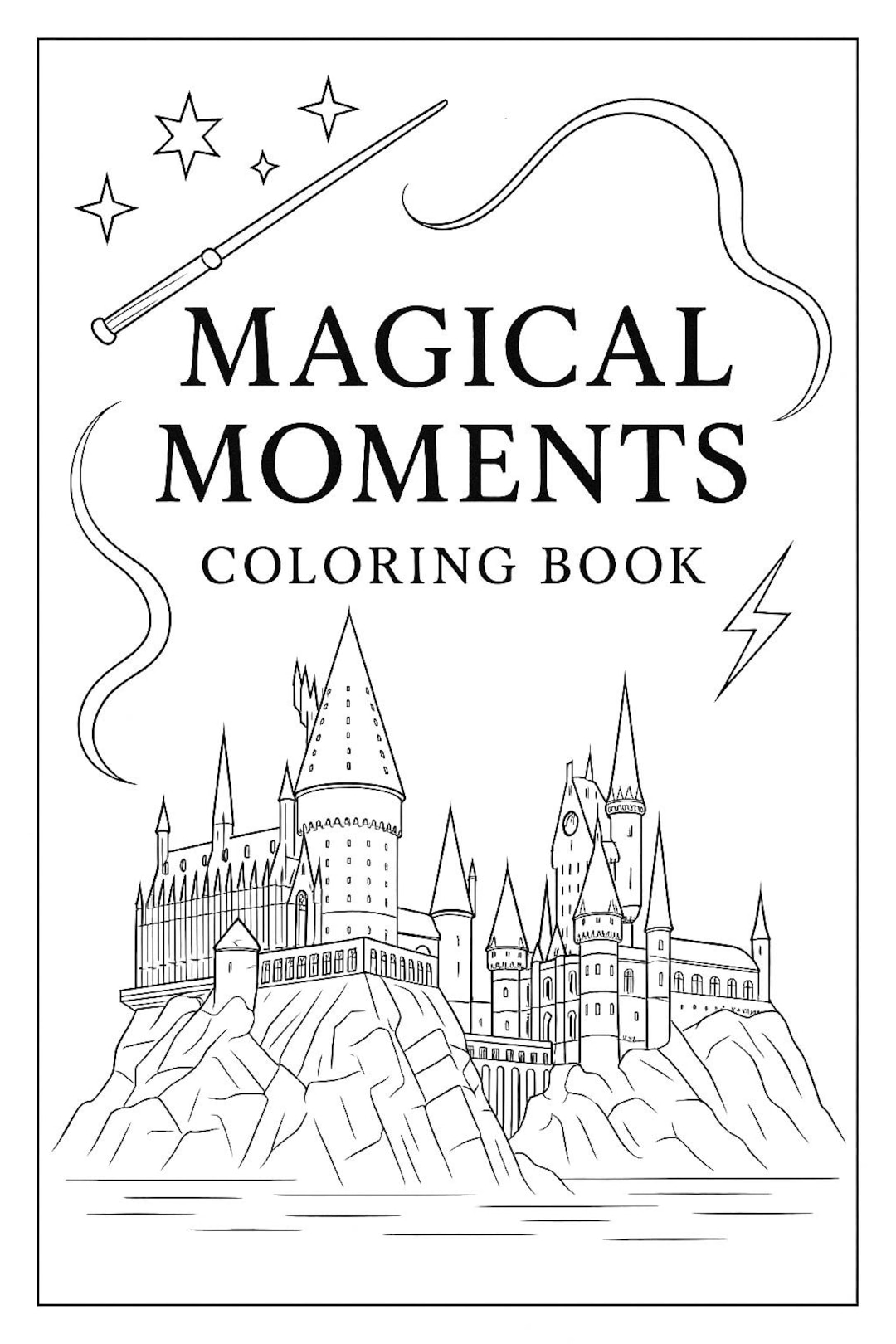 Magical Moments- a Harry Potter Inspired Coloring Book - Etsy