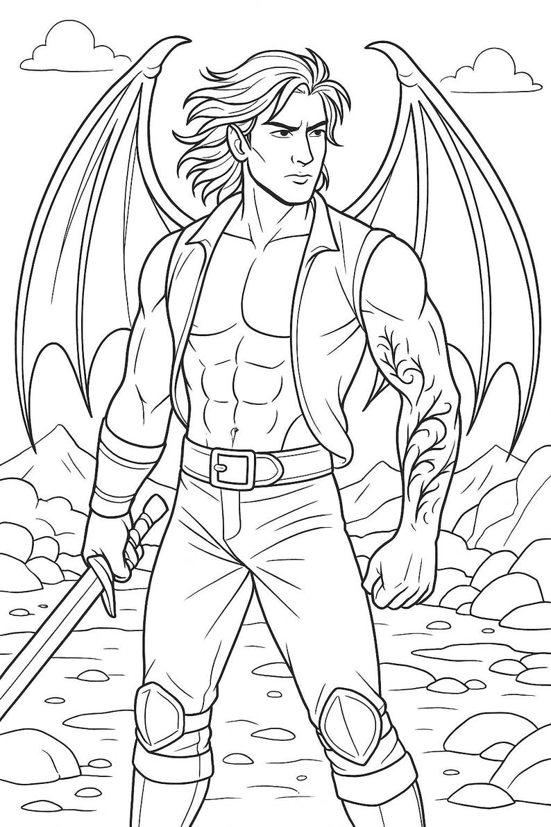 A Fae Court Coloring Book - Etsy