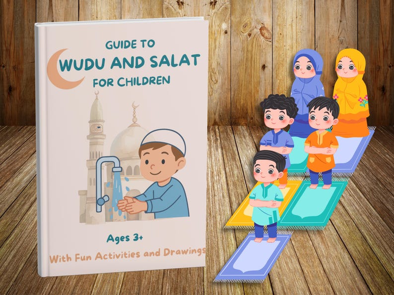 Wudu and Salat Guide for Kids, Step by Step Wudu, Islamic Learning ...