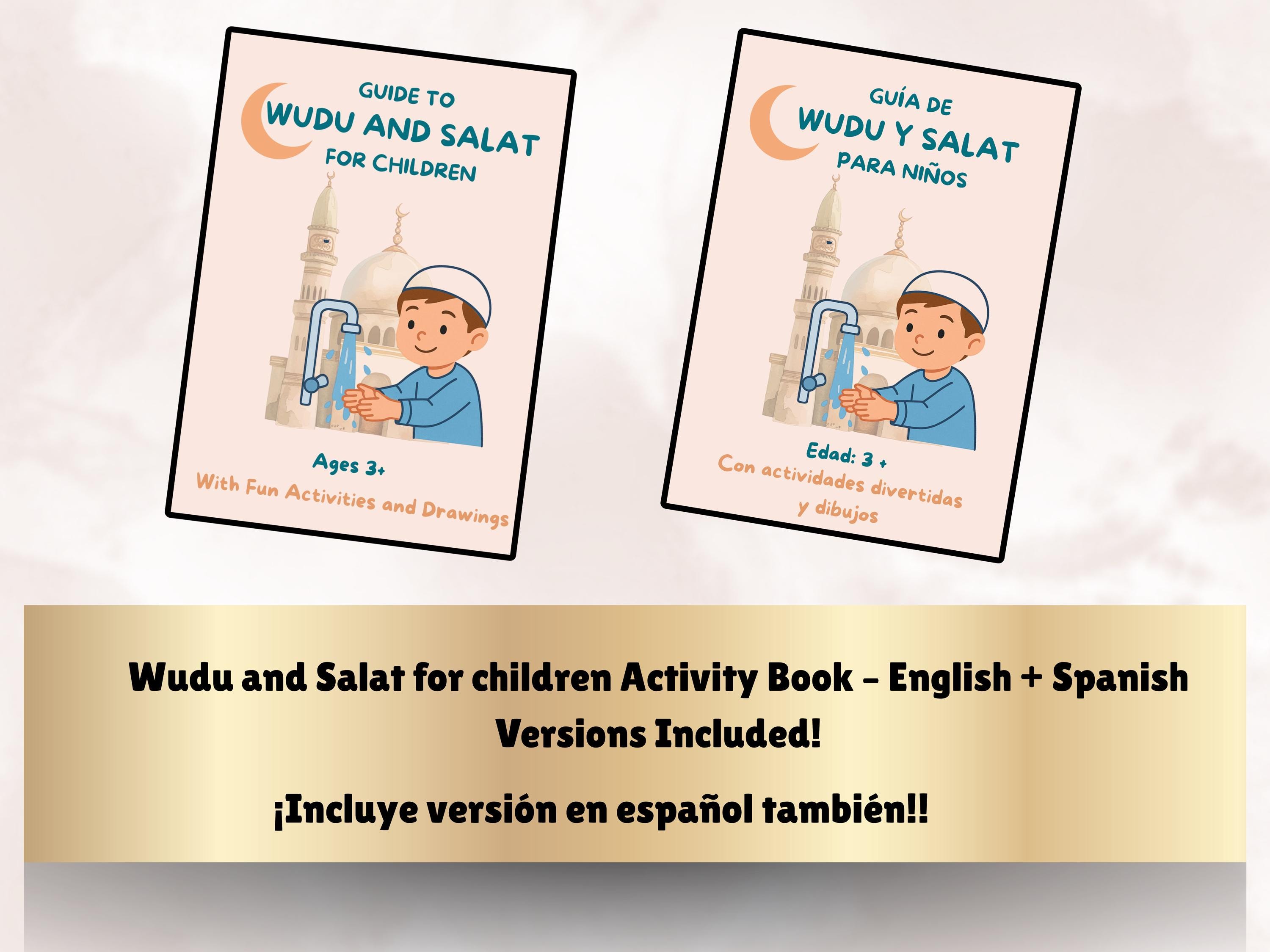 Wudu and Salat Guide for Kids, Step by Step Wudu, Islamic Learning ...