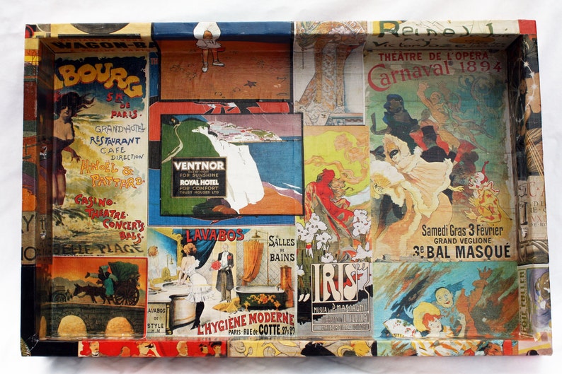 Belle Epoque Posters Tray - Etsy