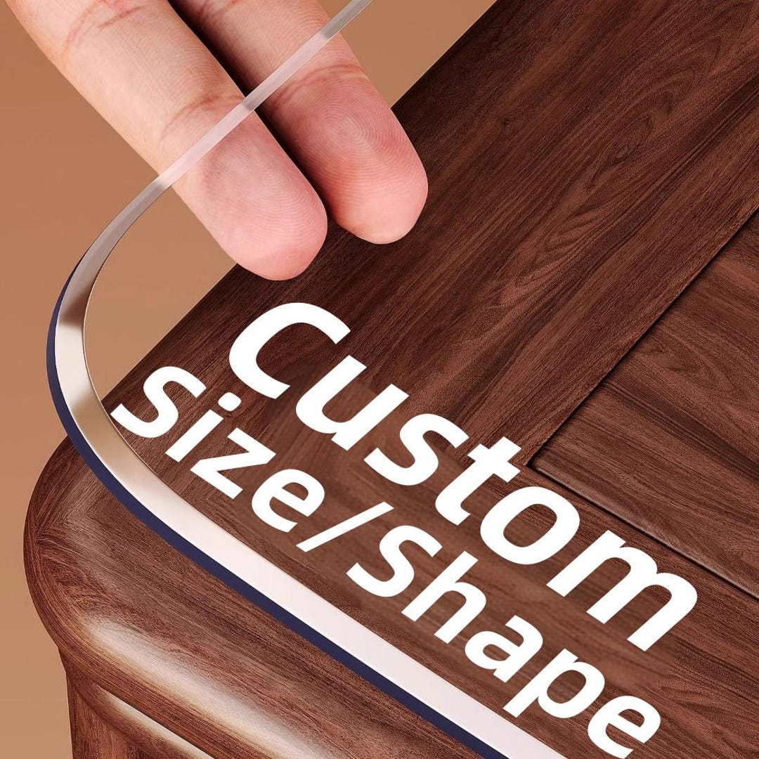 Custom Size Table Protector Cover, PVC Protector Mat for Dining Table ...
