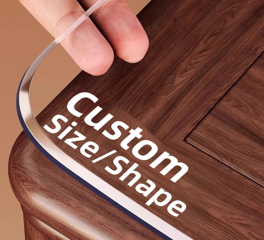 Custom Size Table Protector Cover, PVC Protector Mat for Dining Table ...