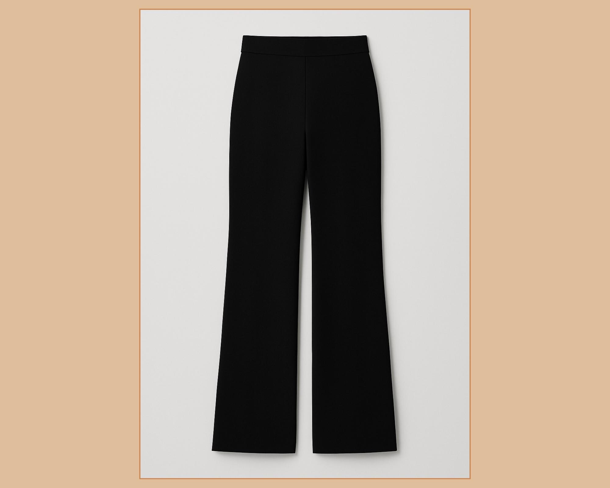 Wide Leg Pants Sewing Pattern PDF | High Waist Trousers With Front Seam ...