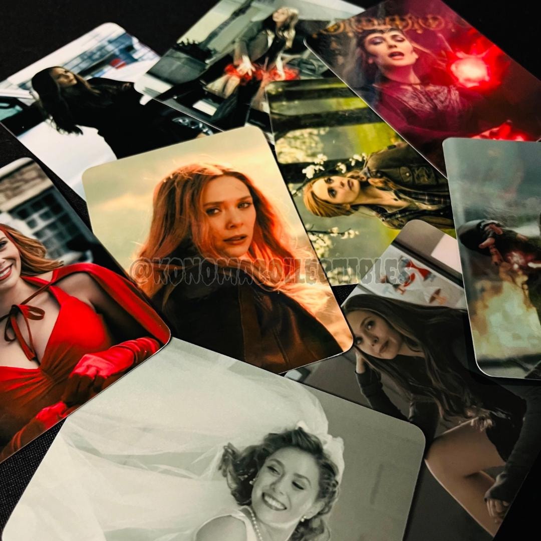Wanda Maximoff Photo Cards | Mini Prints Scarlet Witch Polaroid Vision ...