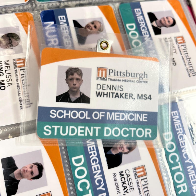 The Pitt Id Badge - Etsy