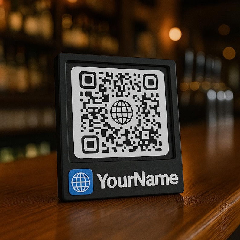 Customizable QR Code Stand - Etsy