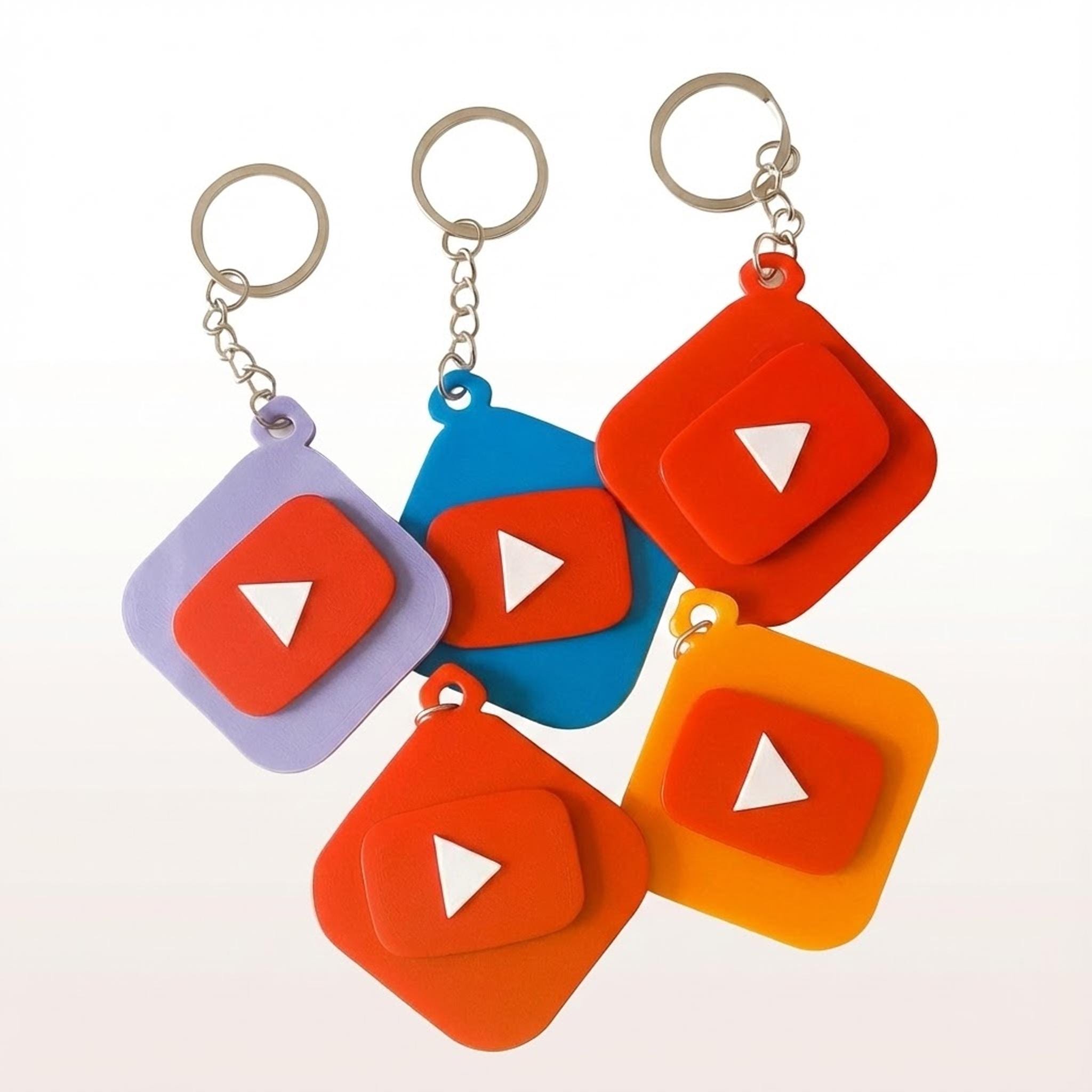 NFC Smart Keychain Tap to Share Contact Custom Logo or Name Digital ...