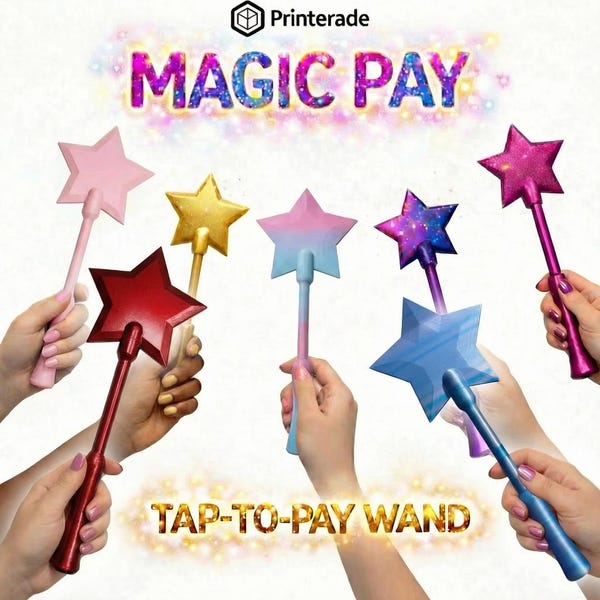 Credit Card Wand 3d Printed - Etsy