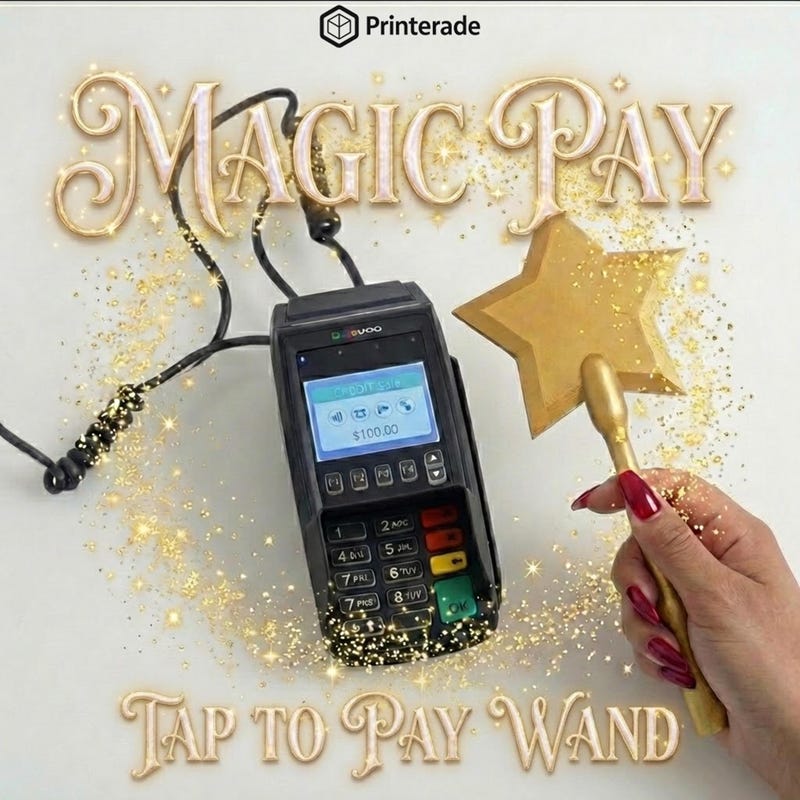 Credit Card Wand Holder - Etsy UK