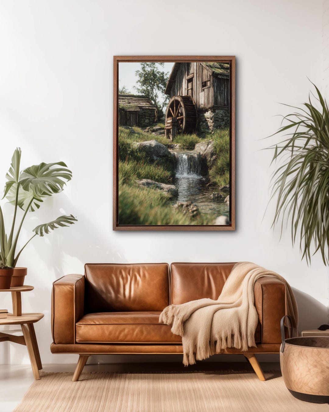 Rustic Water Mill Landscape Art: Tarkovsky-inspired Country Print - Etsy