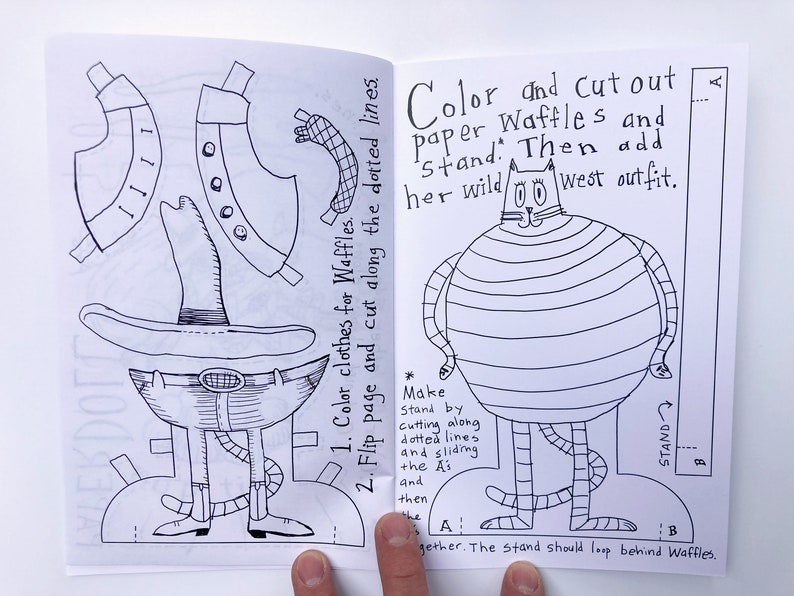 Activity Zine for Kids - Coloring Book, Hidden Objects, Connect the ...