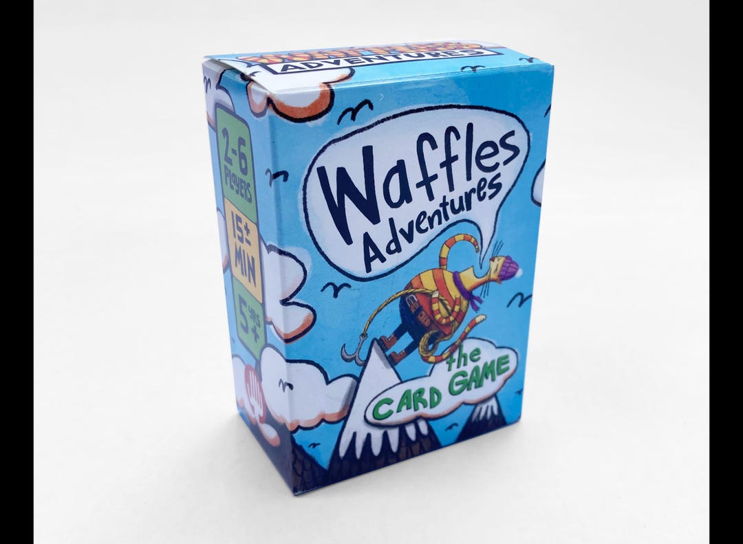 Waffles Adventures - Original Waffles Card Game for Kids - Etsy