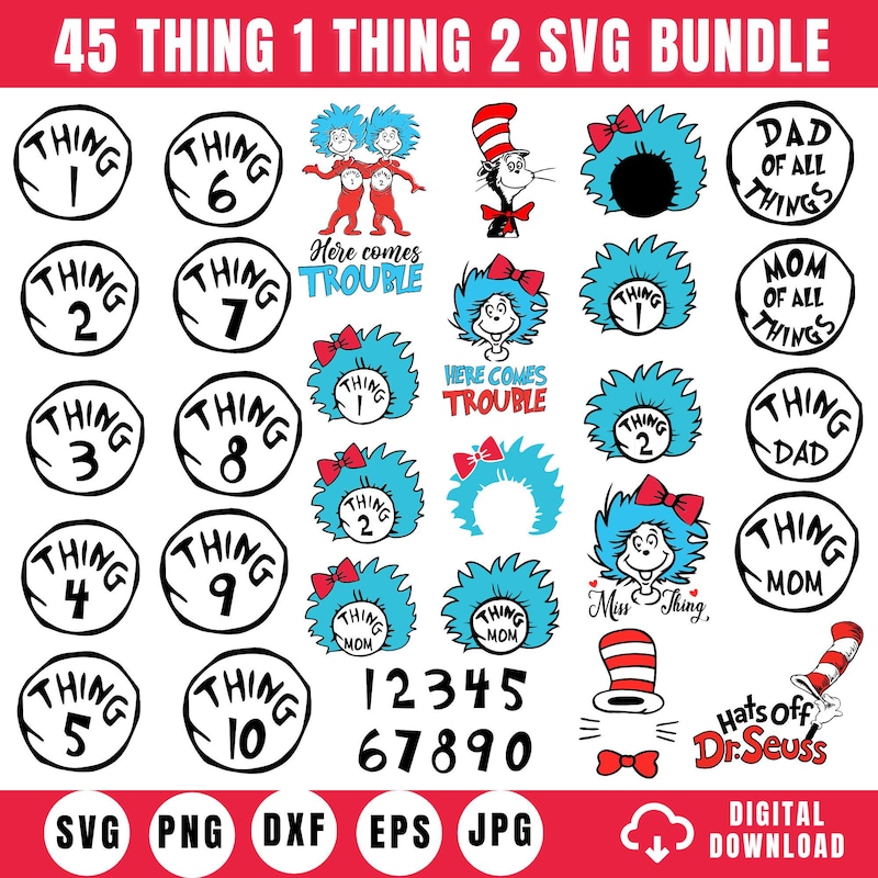 Thing 1 Logo - Etsy Australia