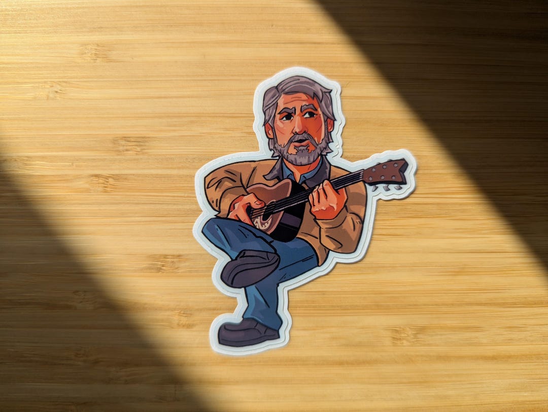 Joel Sticker – Laminated Vinyl Waterproof | Inspired by the Last of Us ...