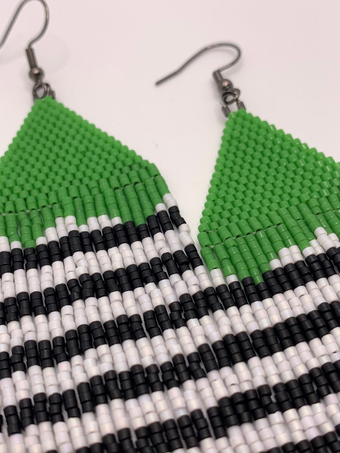 Tim Burton Earrings Sandworm Earrings Handmade Beaded - Etsy