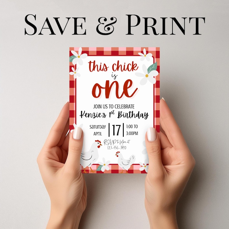 Customizable 1st Birthday Invitation | Editable Canva Template | “this ...