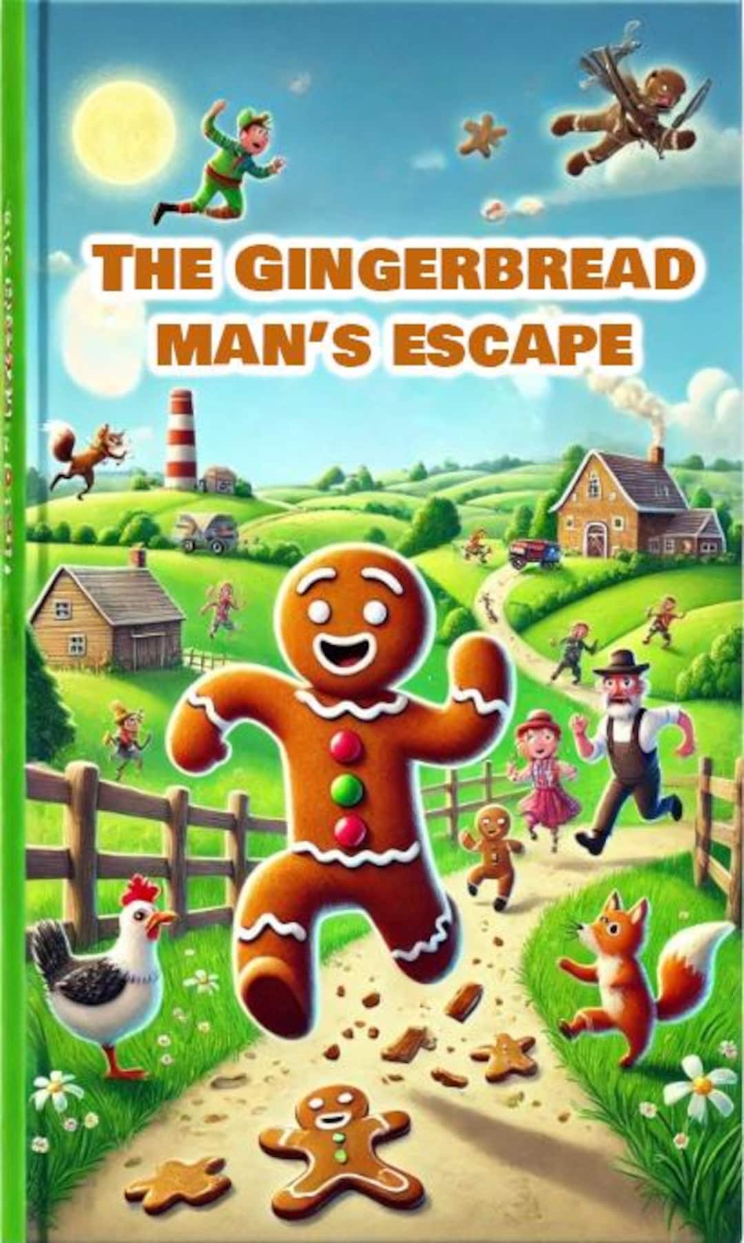 The Gingerbread Man's Escape - Etsy