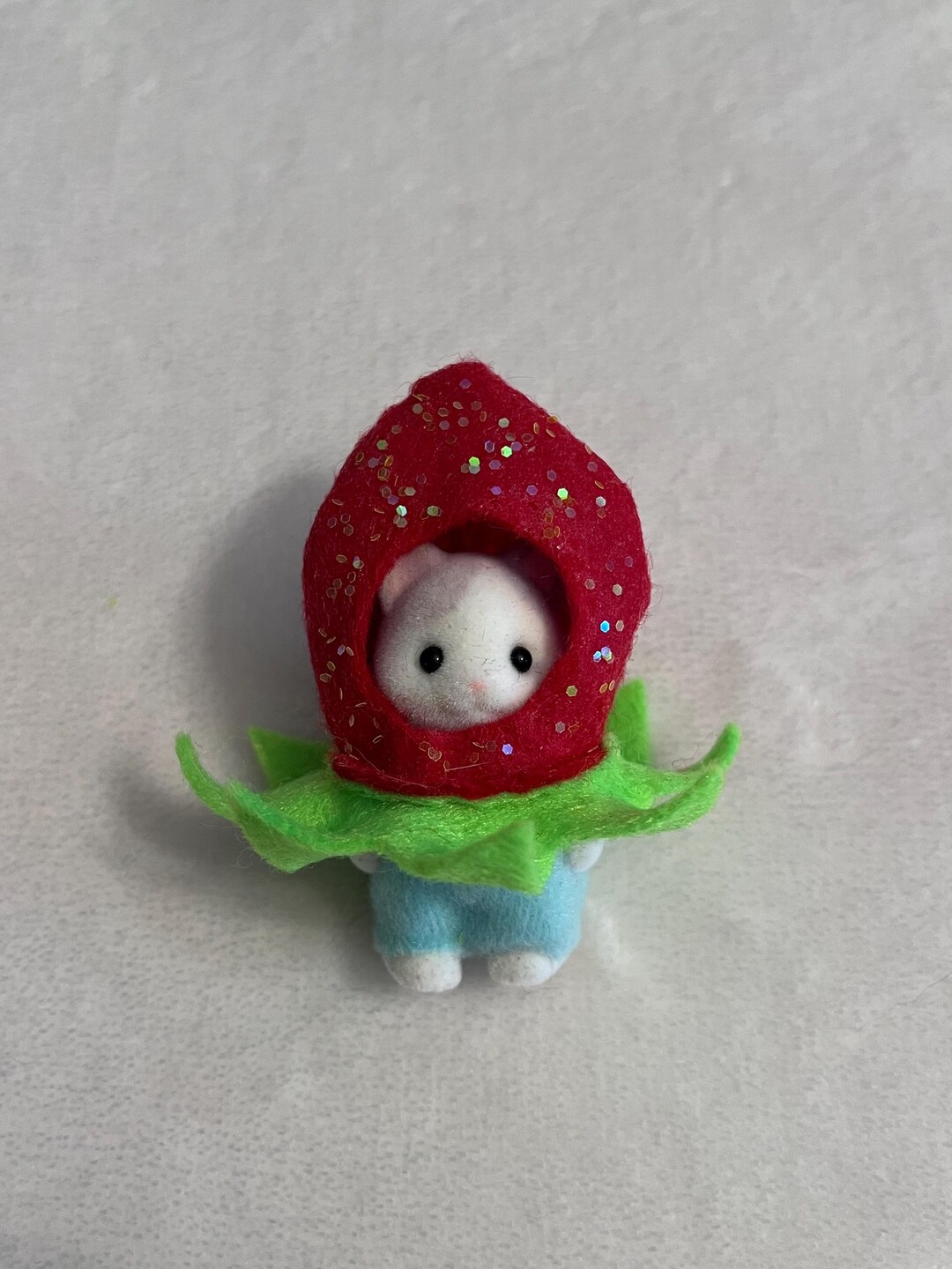 Calico Critters Felt Strawberry Costume Outfit - Etsy