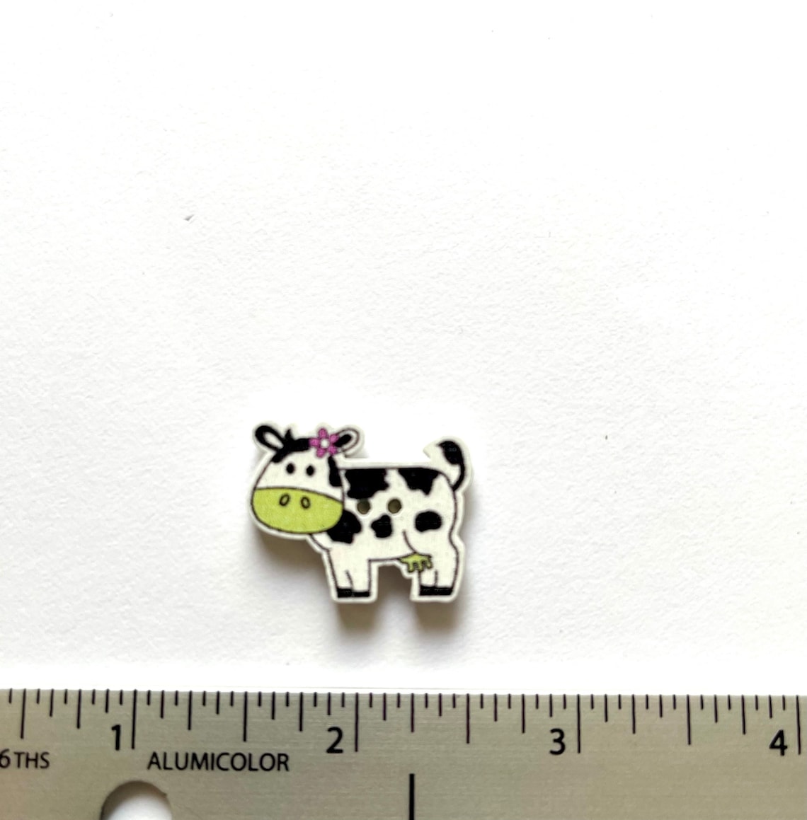 Cow Magnet Set, Wood With Assorted Colors 4 Piece Set, White Cows - Etsy