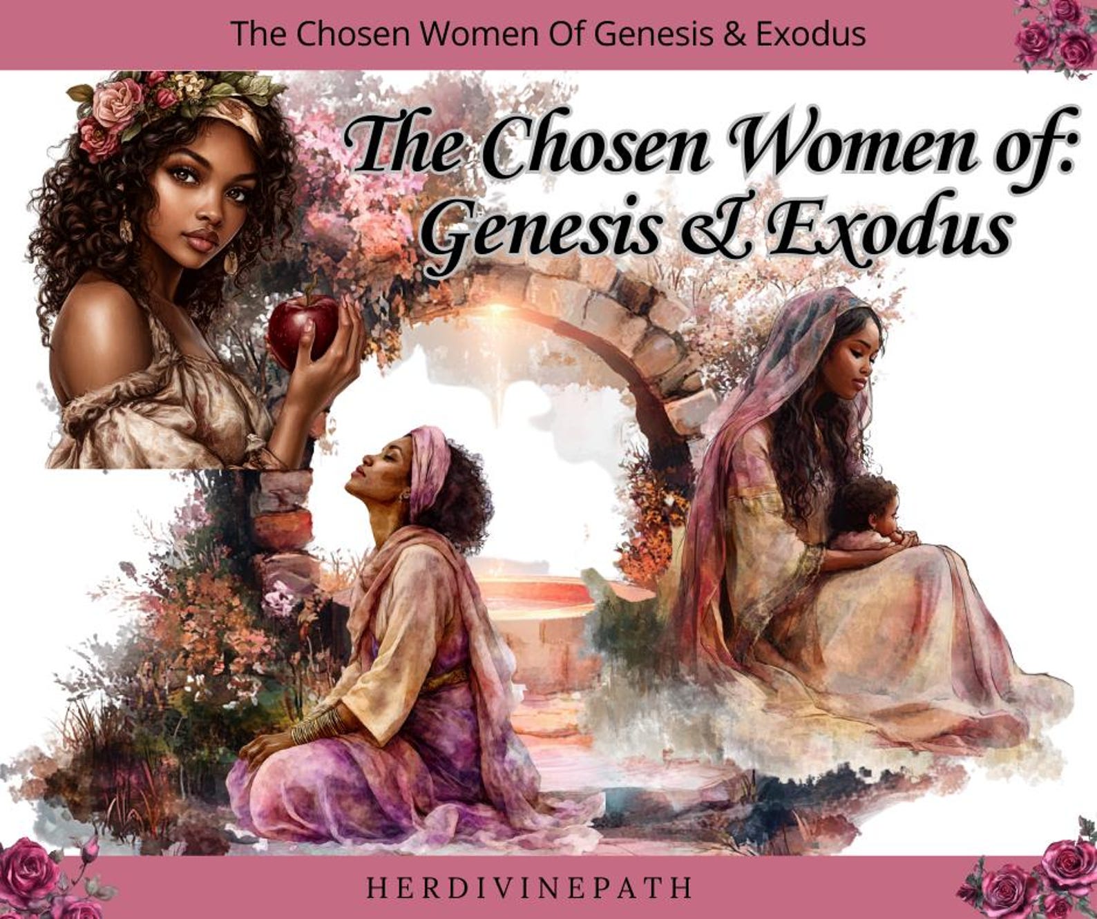 The Chosen Women of Genesis and Exodus | Bible Women Sticker Collection ...