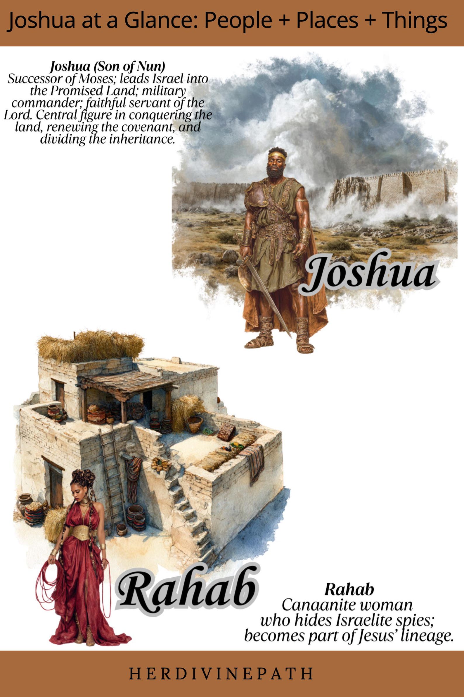 Joshua Bible Characters + Places + Things + Landmarks Transparent Pngs ...