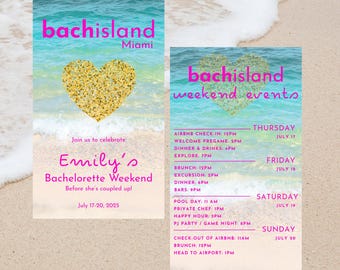 Bombshell Birthday Invitation: Love Island Party, Customizable (digital ...