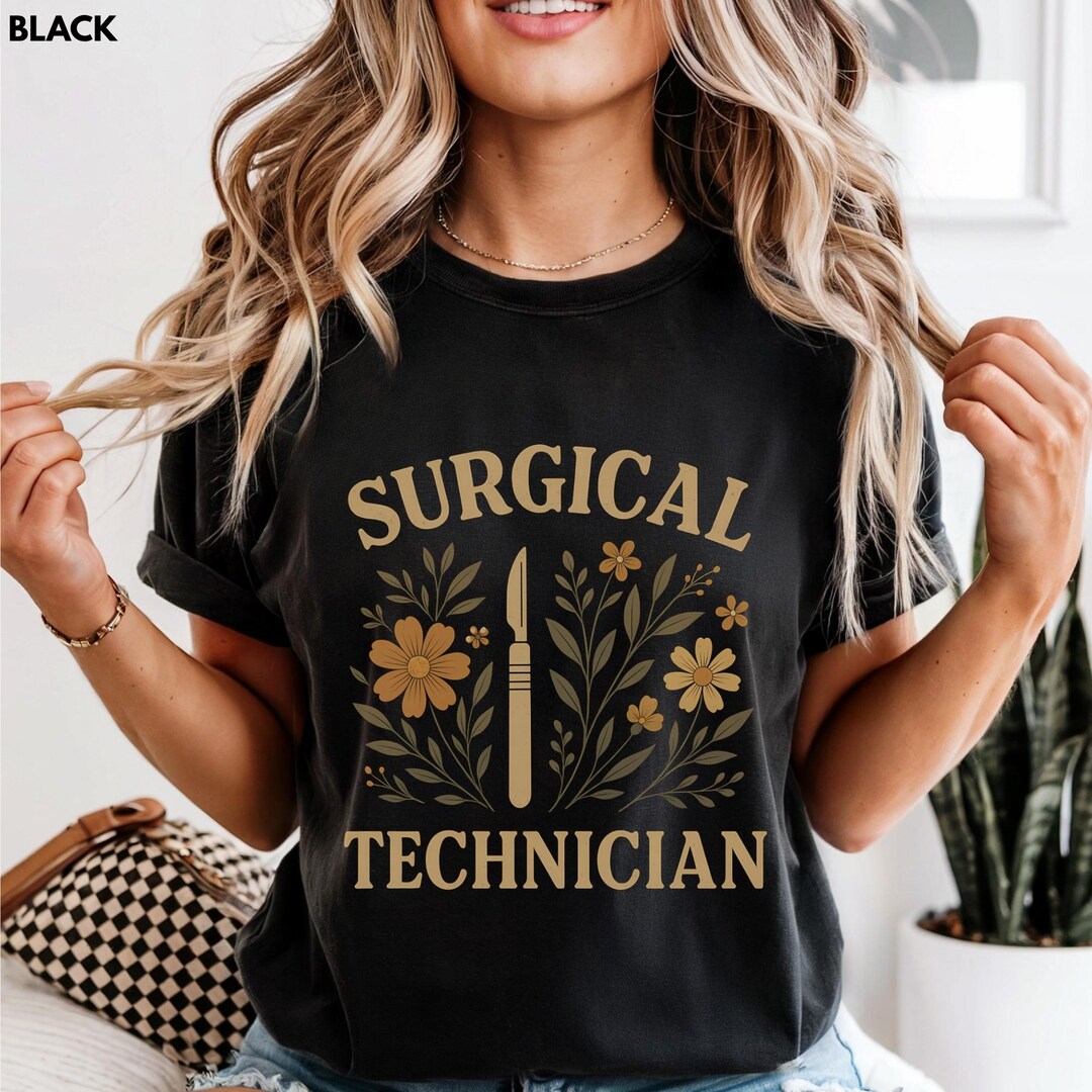 Surgical Tech Shirt Boho Comfort Colors T-shirt CST Week Gift Surgery ...